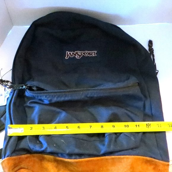 Jansport | Bags | Jansport Backpack Suede Bottom Blue Multi ...